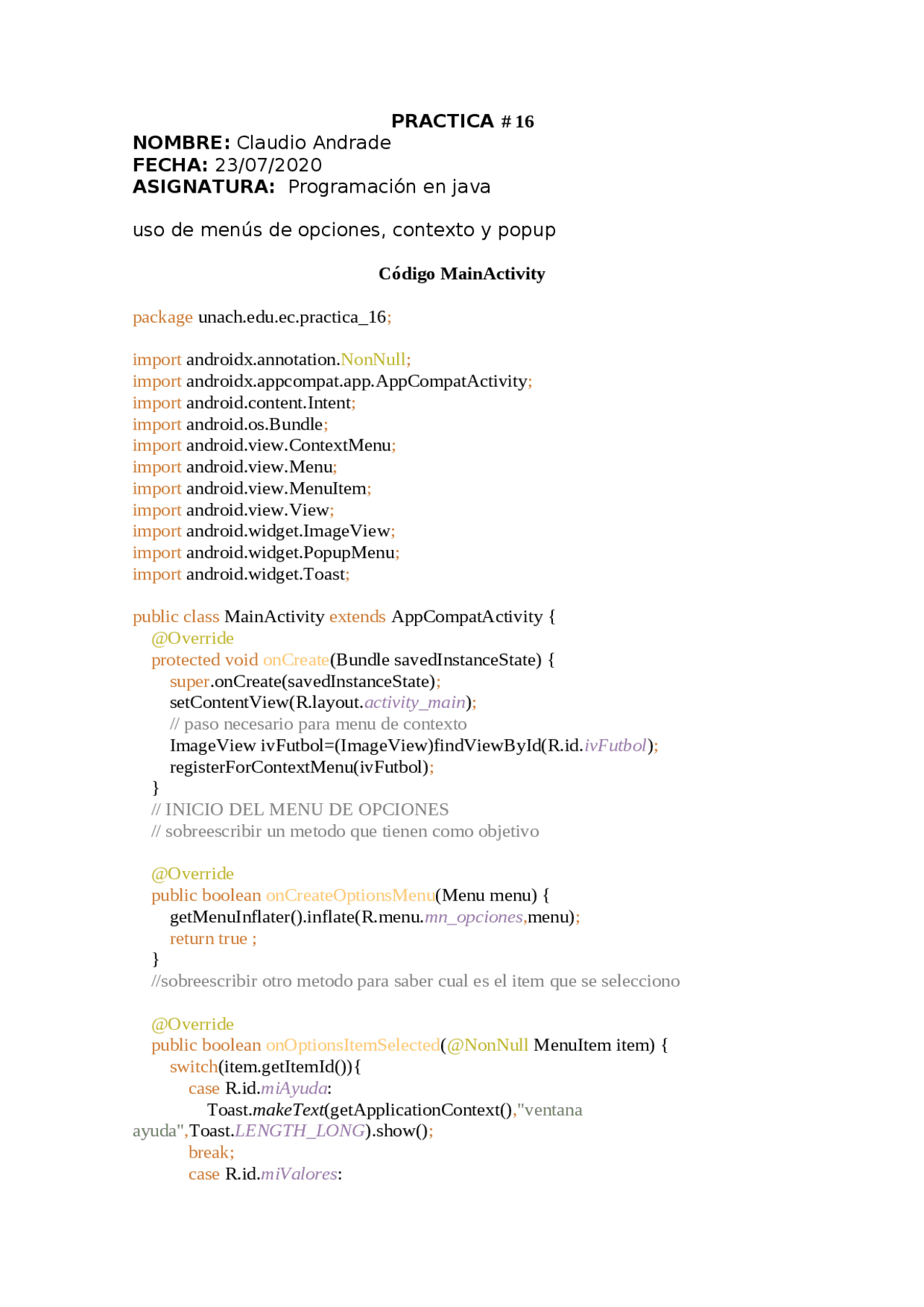 Programación En Java Apuntes De Programación Java Docsity