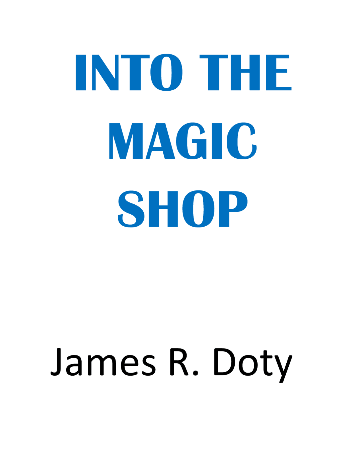 Into the magic shop pdf - Docsity