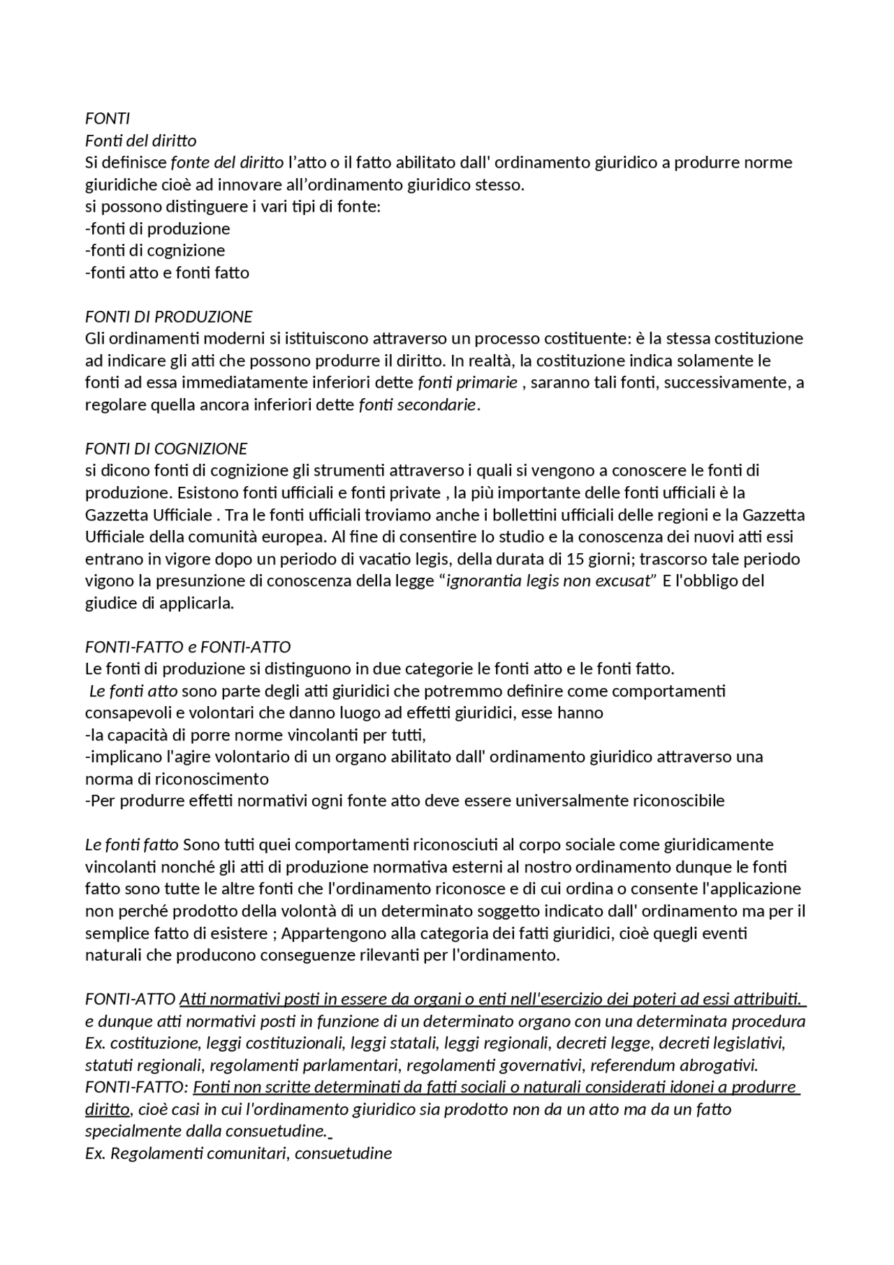 Appunti Diritto Costituzionale Docsity