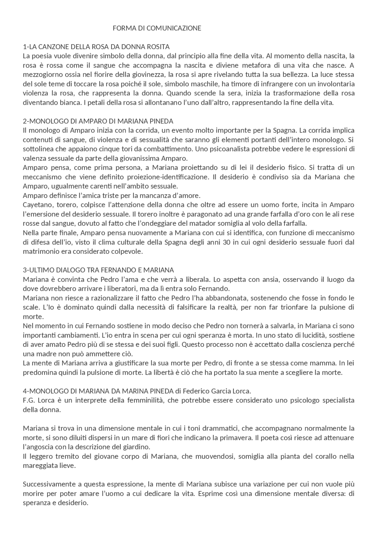 Forma Di Comunicazione Docsity