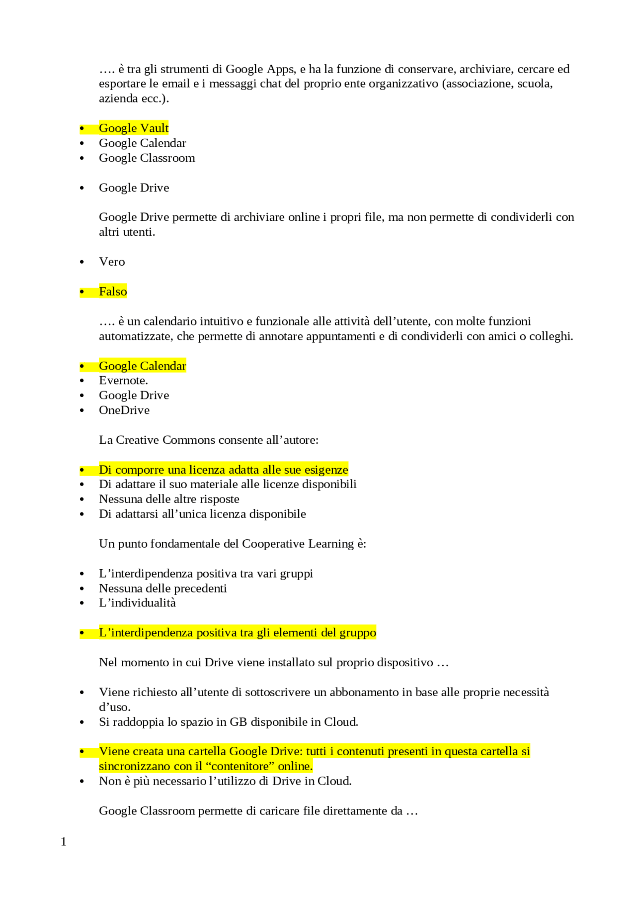 Risposte Eipass Tablet Modulo 4 Panieri Di Elementi Di Informatica