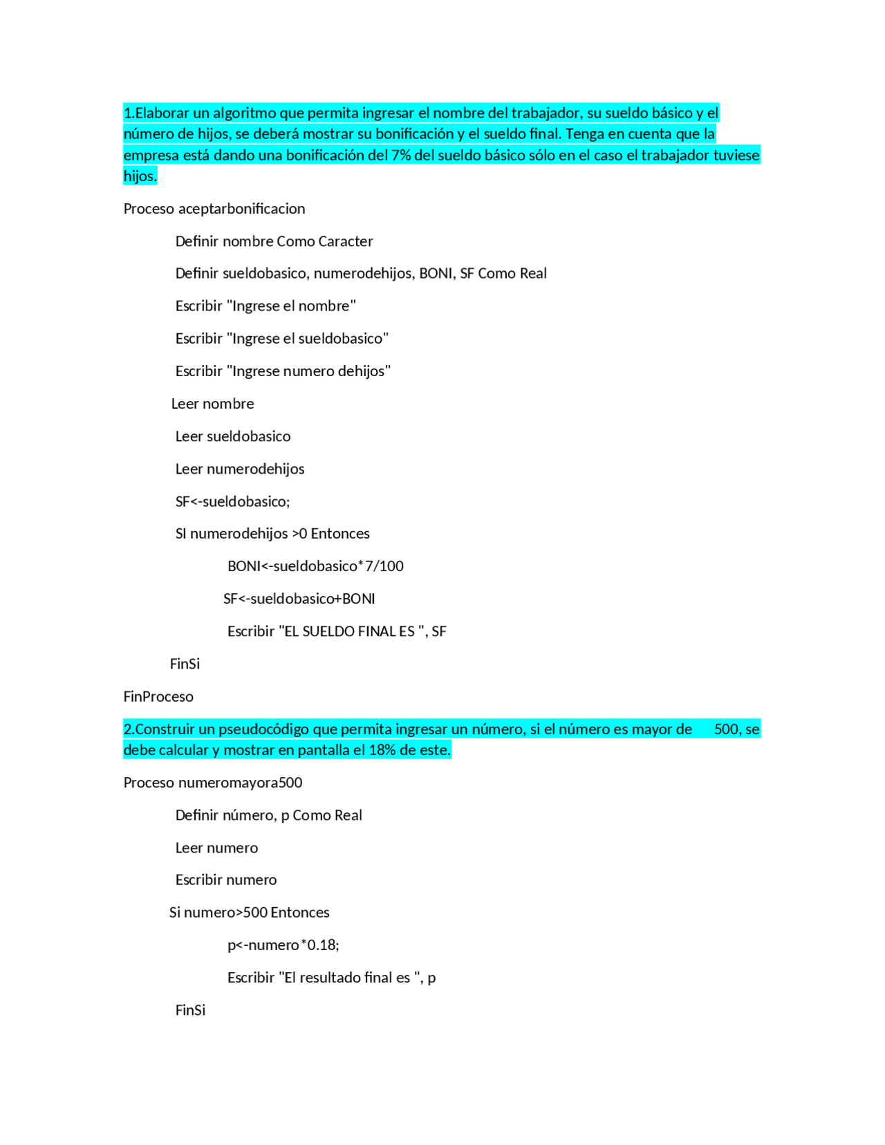 Tarea Si De Algoritmos Docsity