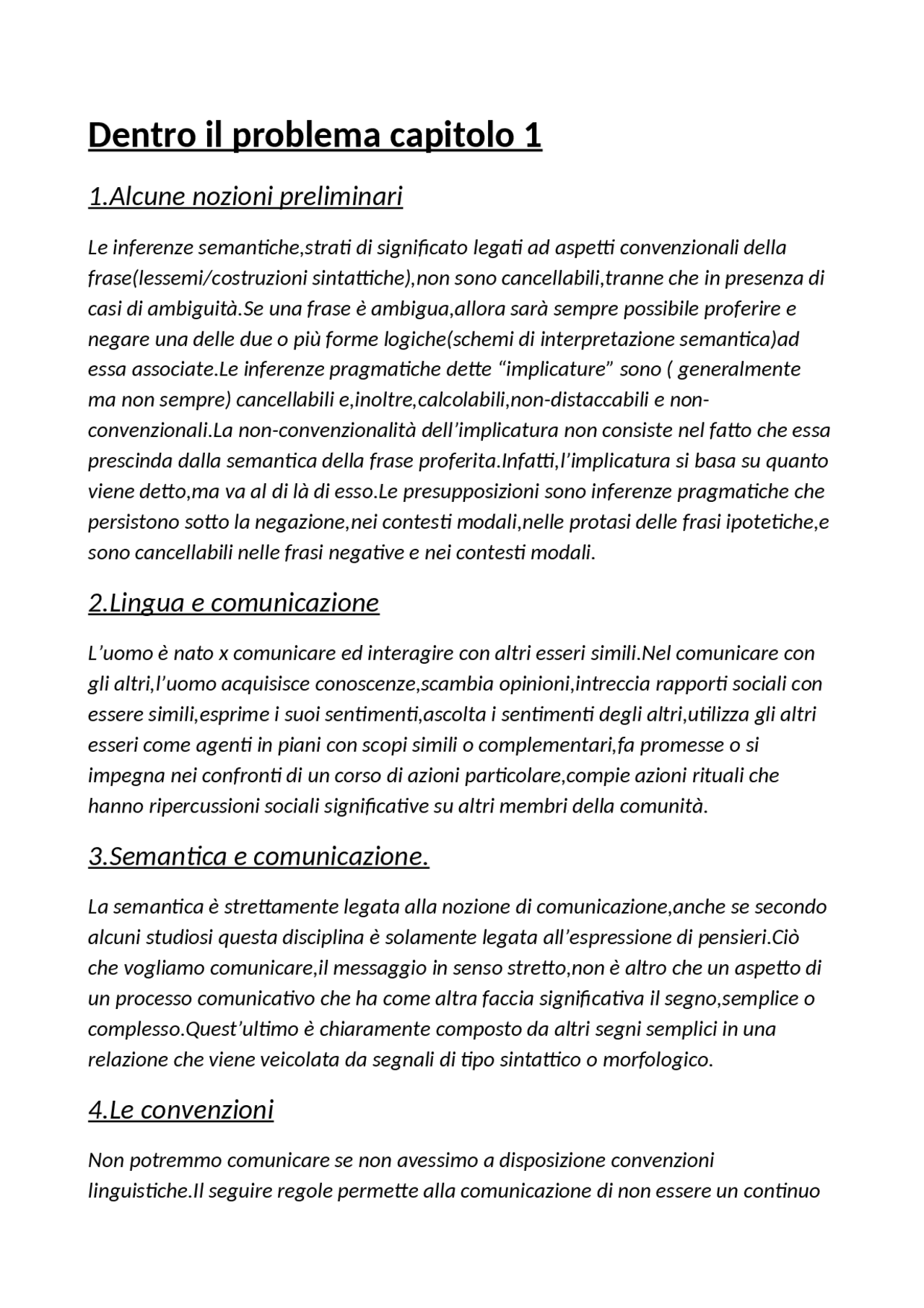 Tra Semantica E Pragmatica Docsity