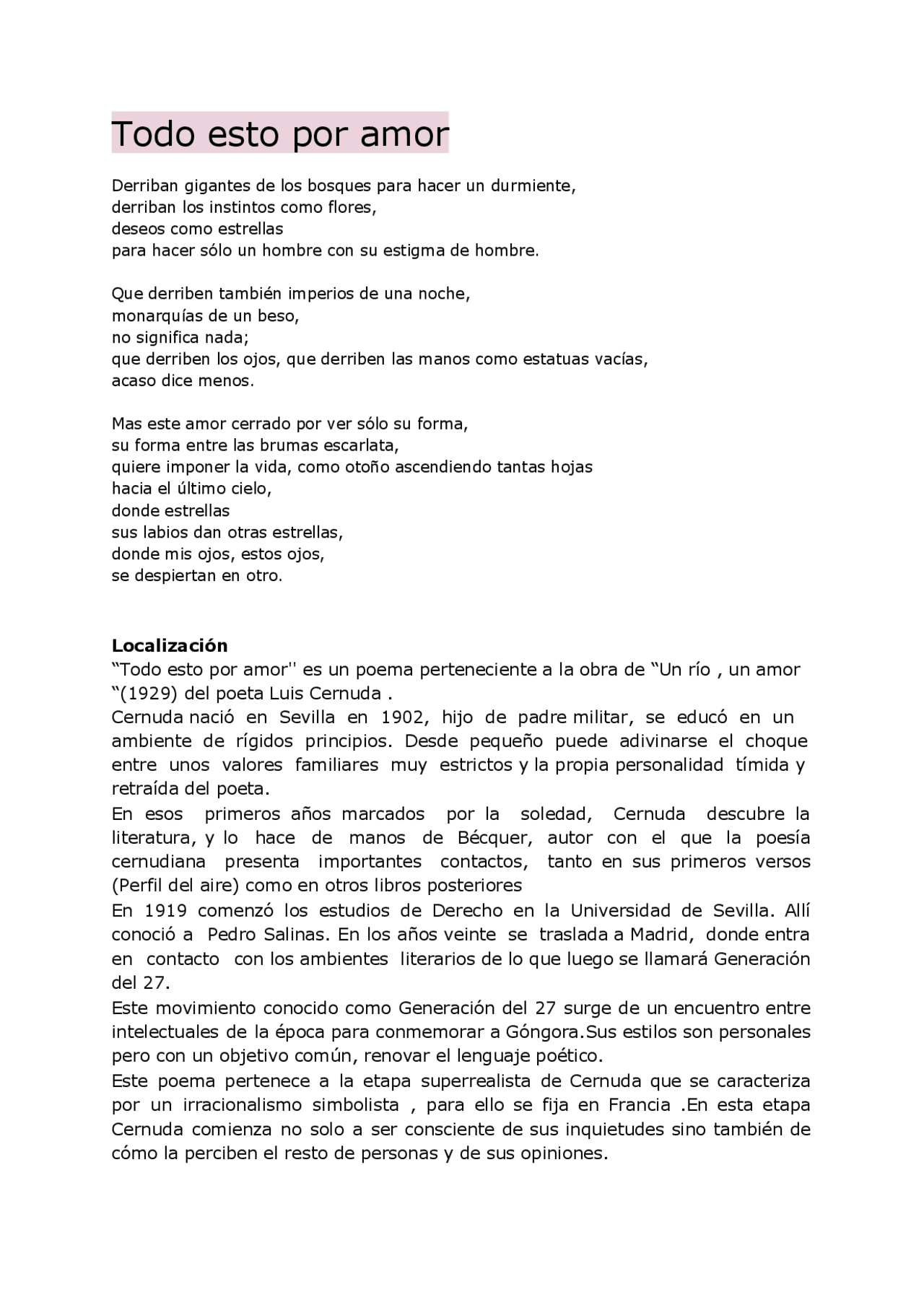 Comentario De Texto Ejercicios De Lengua Y Literatura Docsity