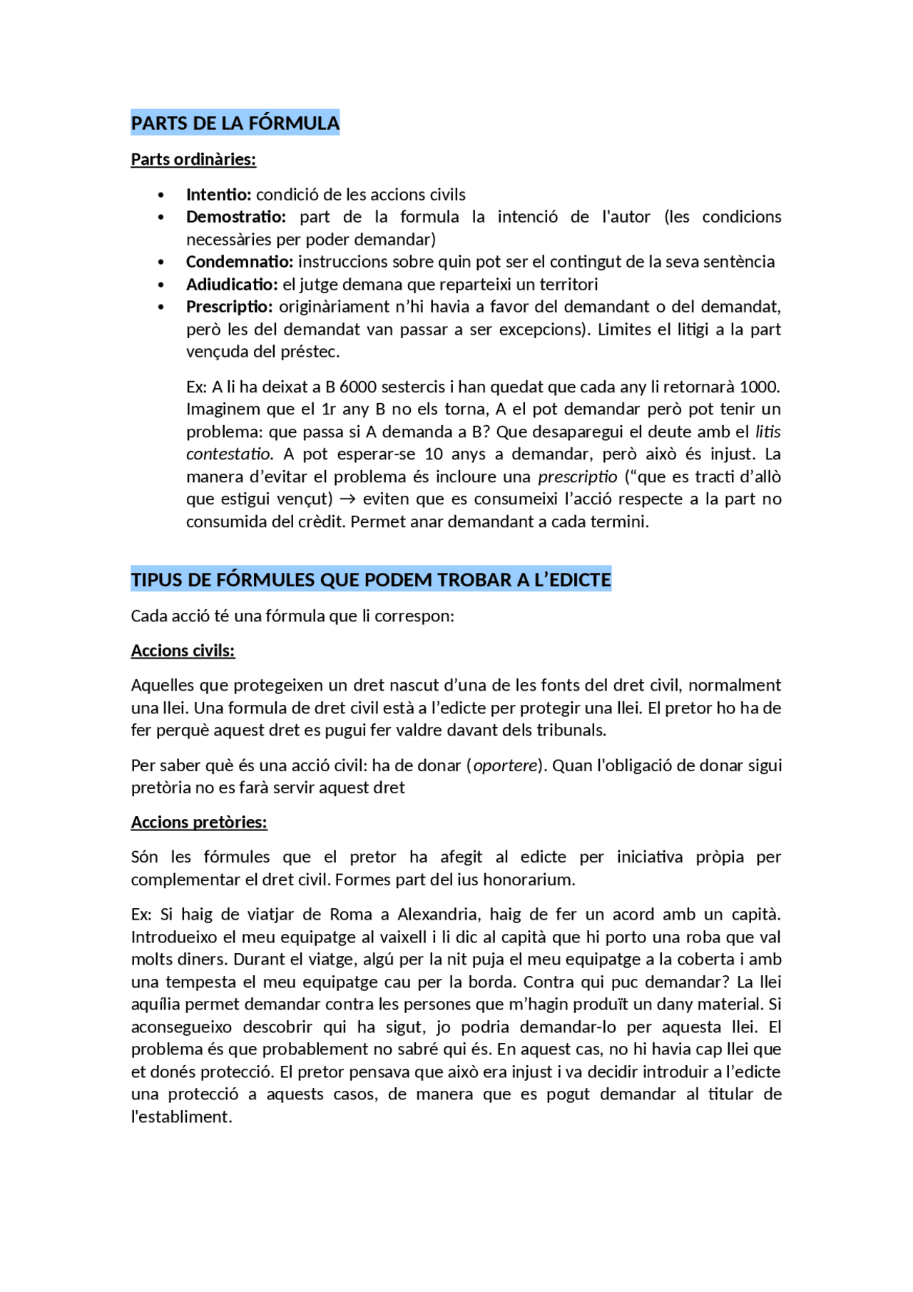 Apuntes Dret Primer Curs Docsity