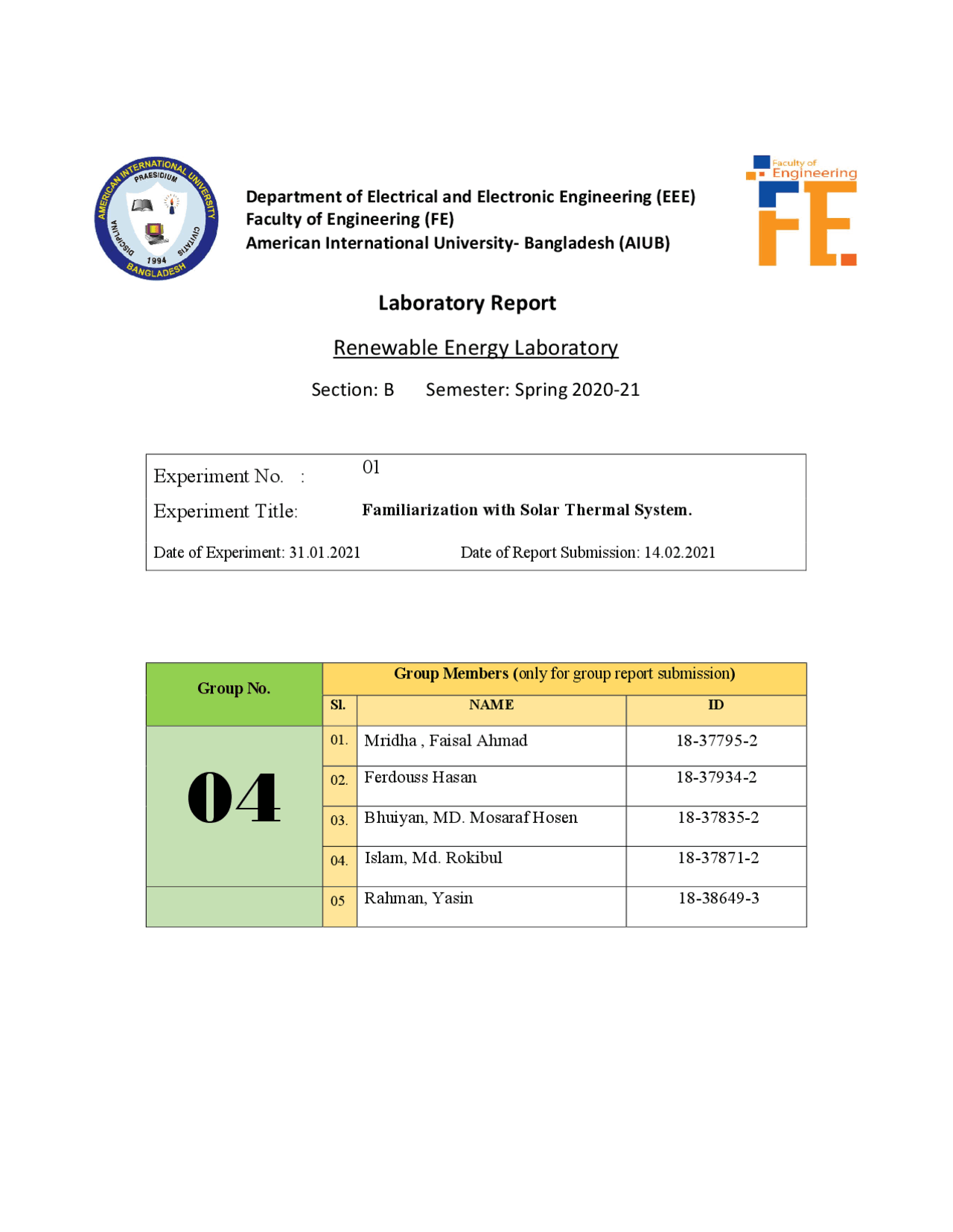 Lab report of control System - Docsity