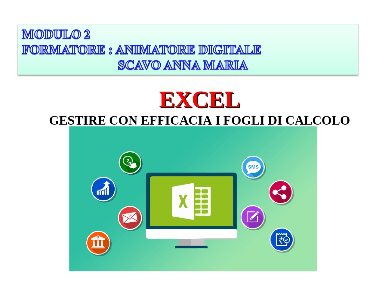 Imparare Ad Usare Excel Docsity