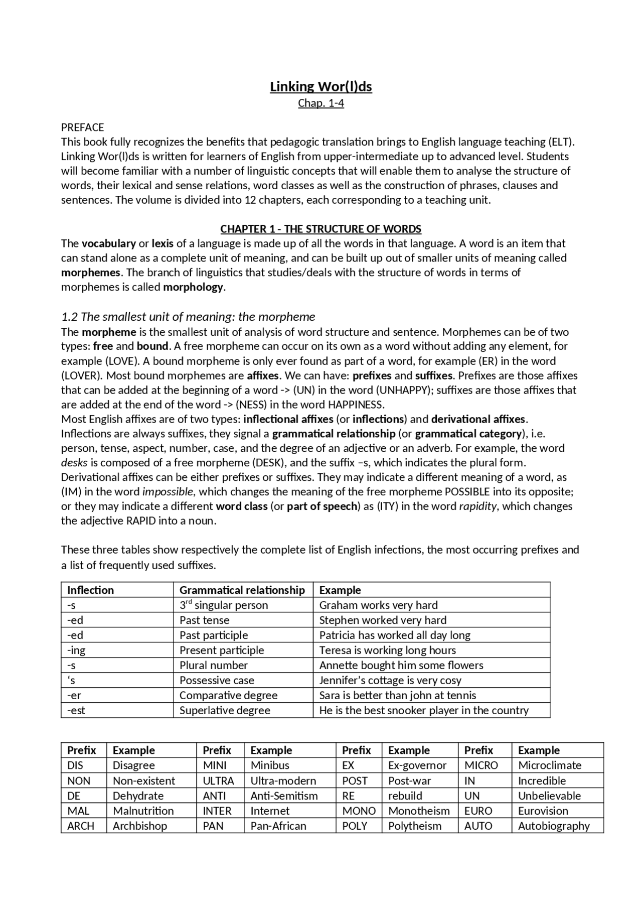 Linking Worlds S Laviosa Docsity