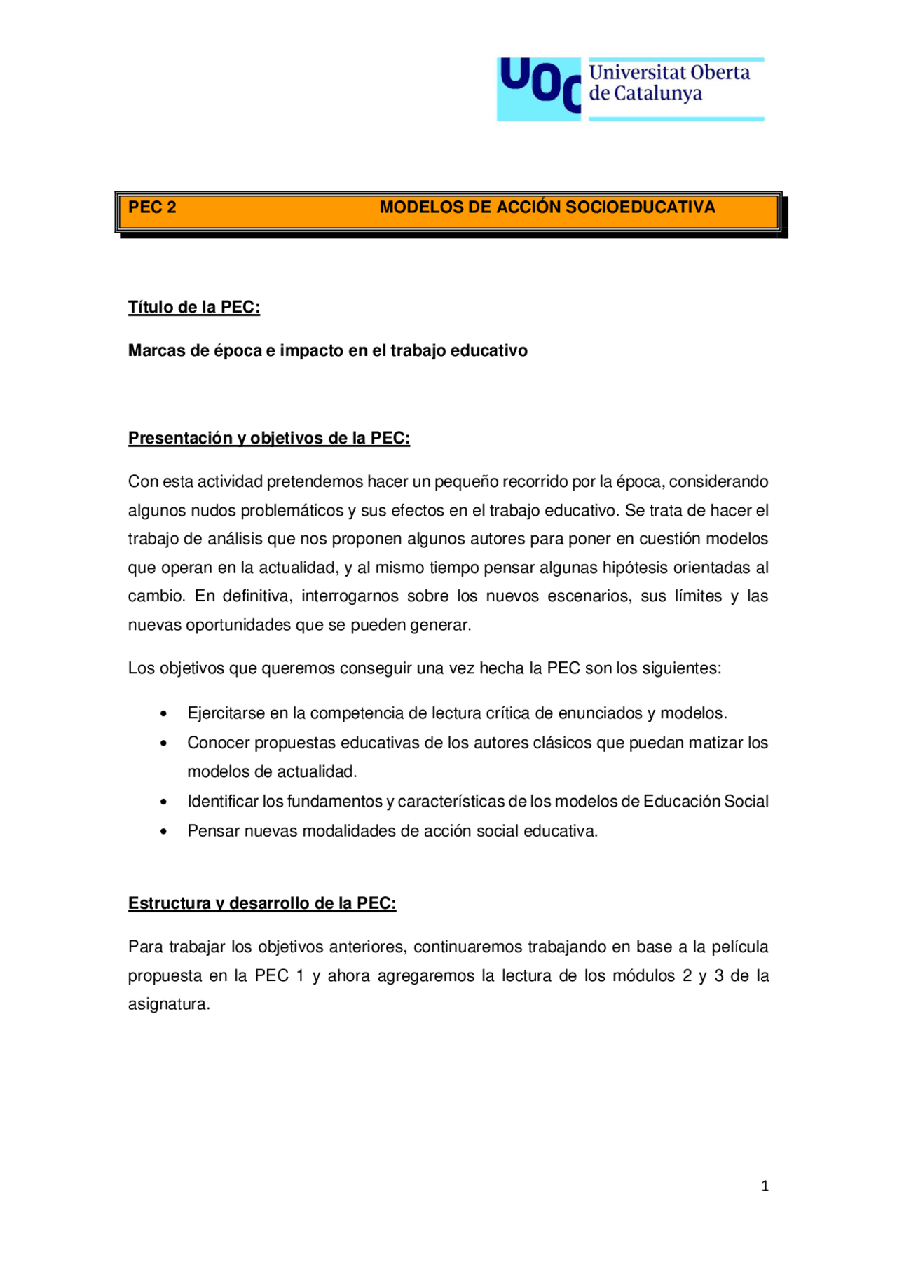 Modelos De AcciÓn Socioeducativ Docsity