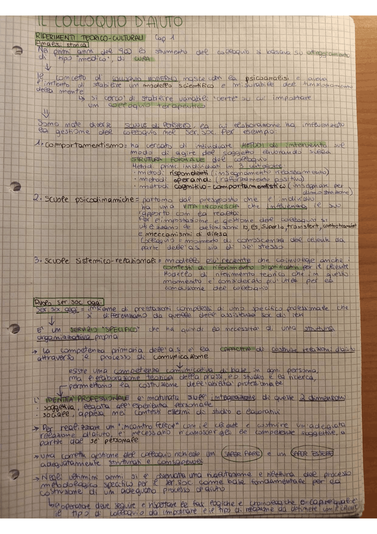 Riassunto Il Colloquio Di Aiuto Docsity