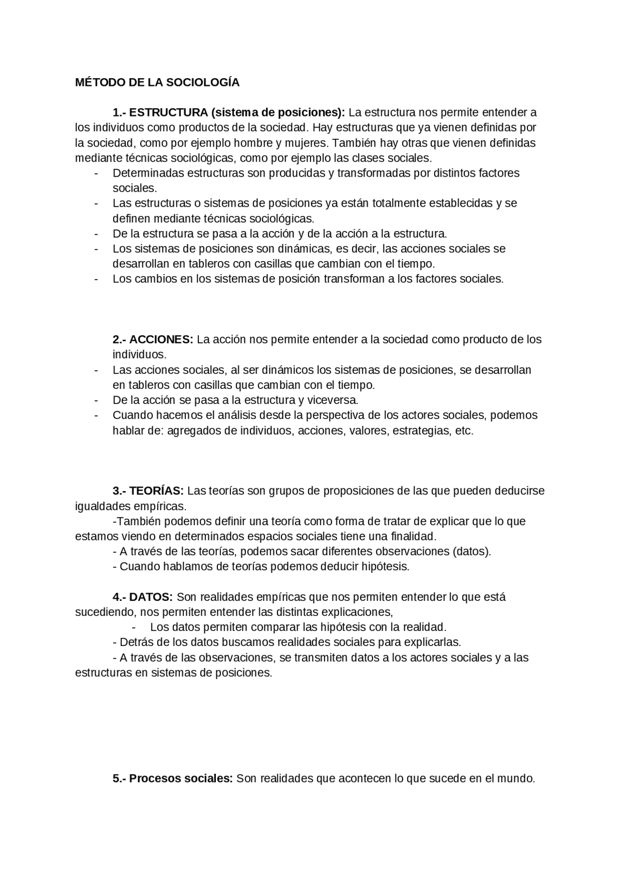 Apuntes Sociología Primer Parcial Docsity