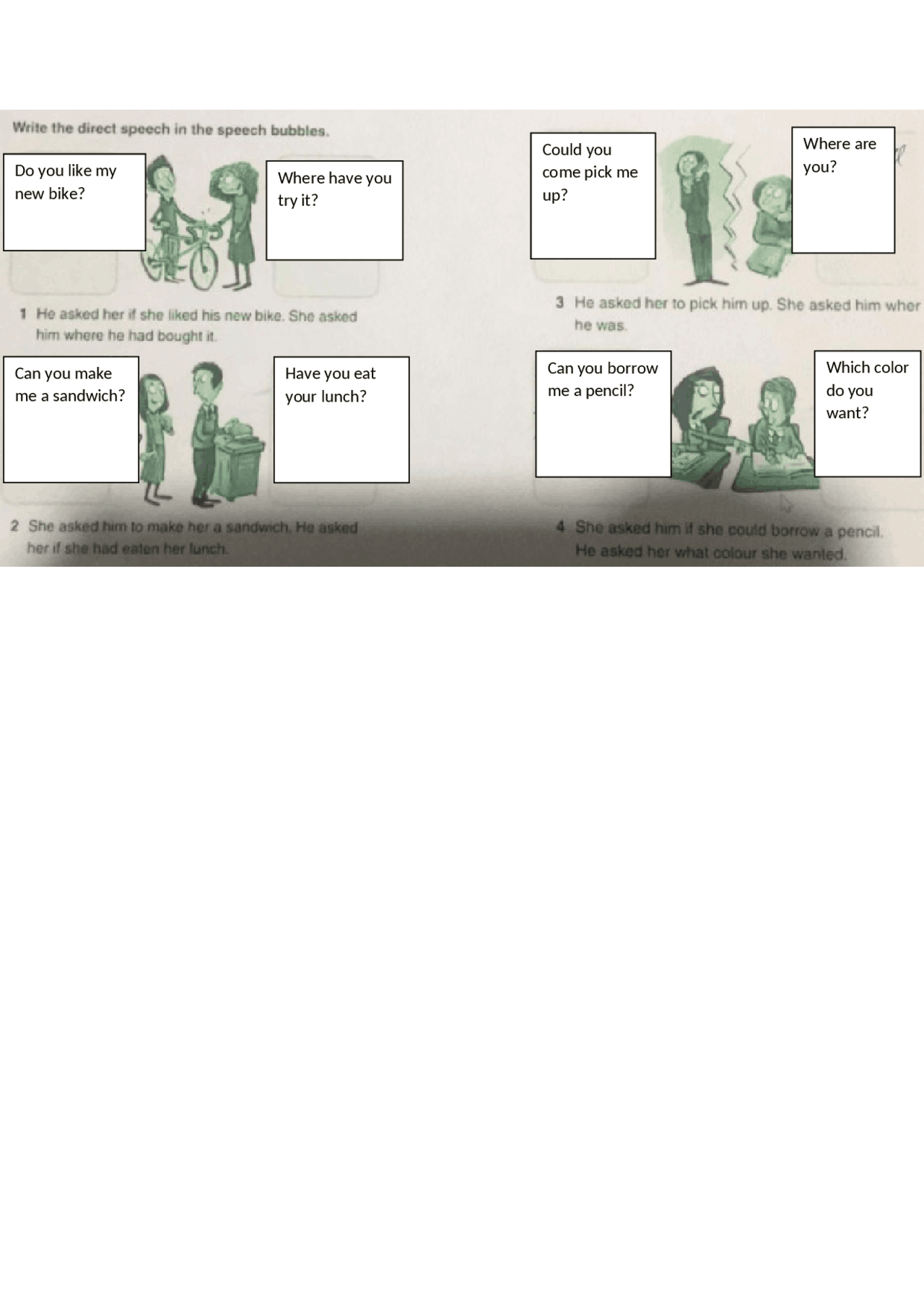 Direct Speech And Math Docsity