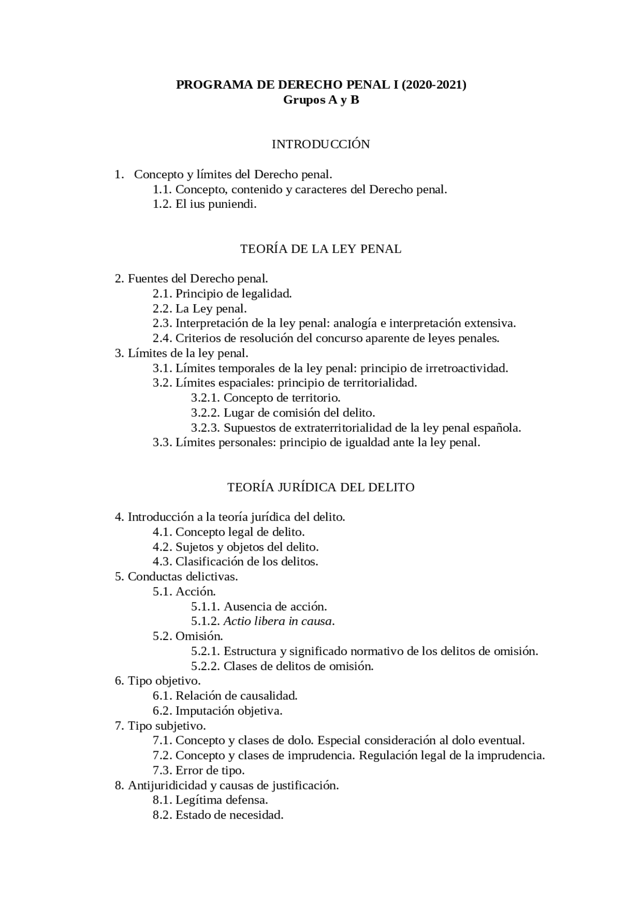 Programa Derecho Internacional Ejercicios De Derecho Internacional