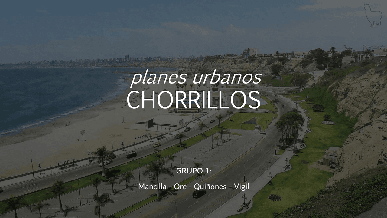 PLANES DE CHORRILLOS | Diapositivas de Arquitectura | Docsity