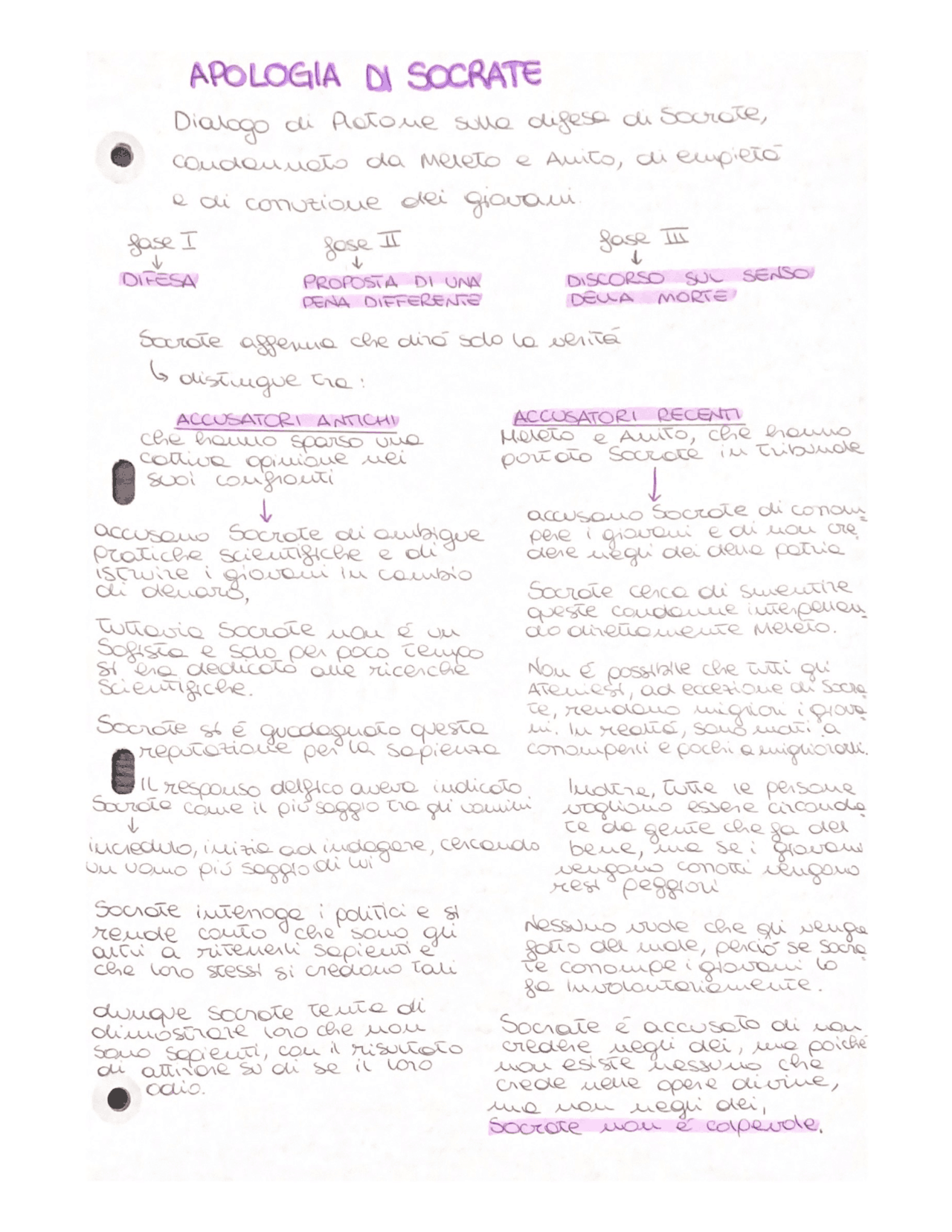 Apologia Di Socrate Docsity