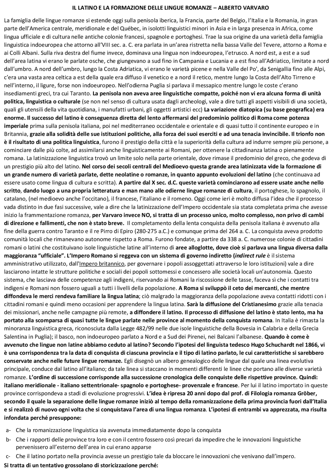 Riassunto Manuale Varvaro Docsity