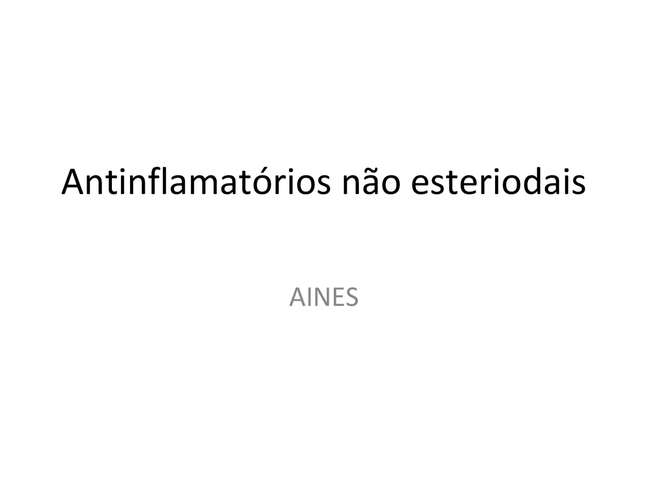 Farmacologia Dos Aines Docsity