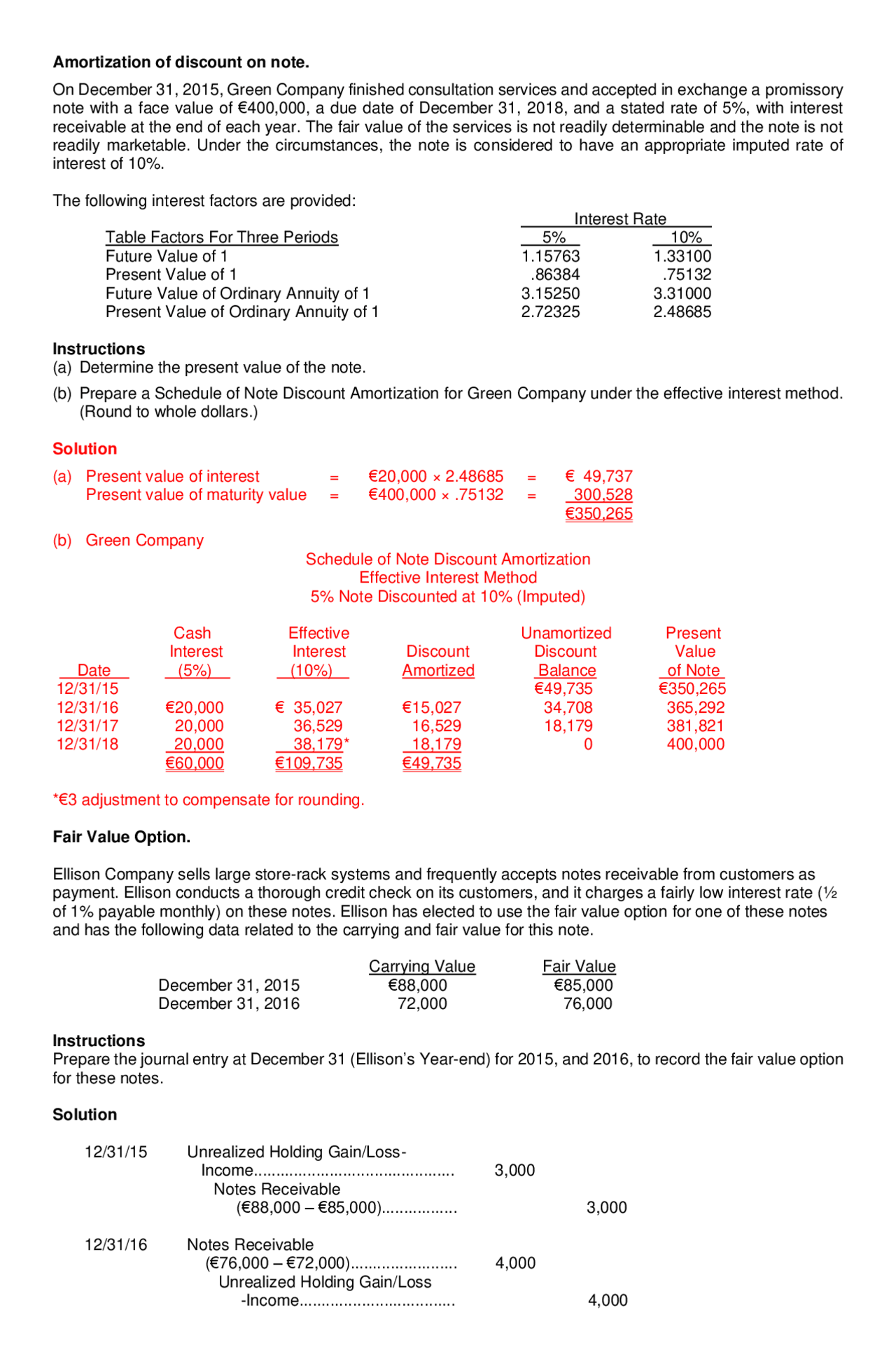 Intermediate Accounting | Exercises Accounting | Docsity