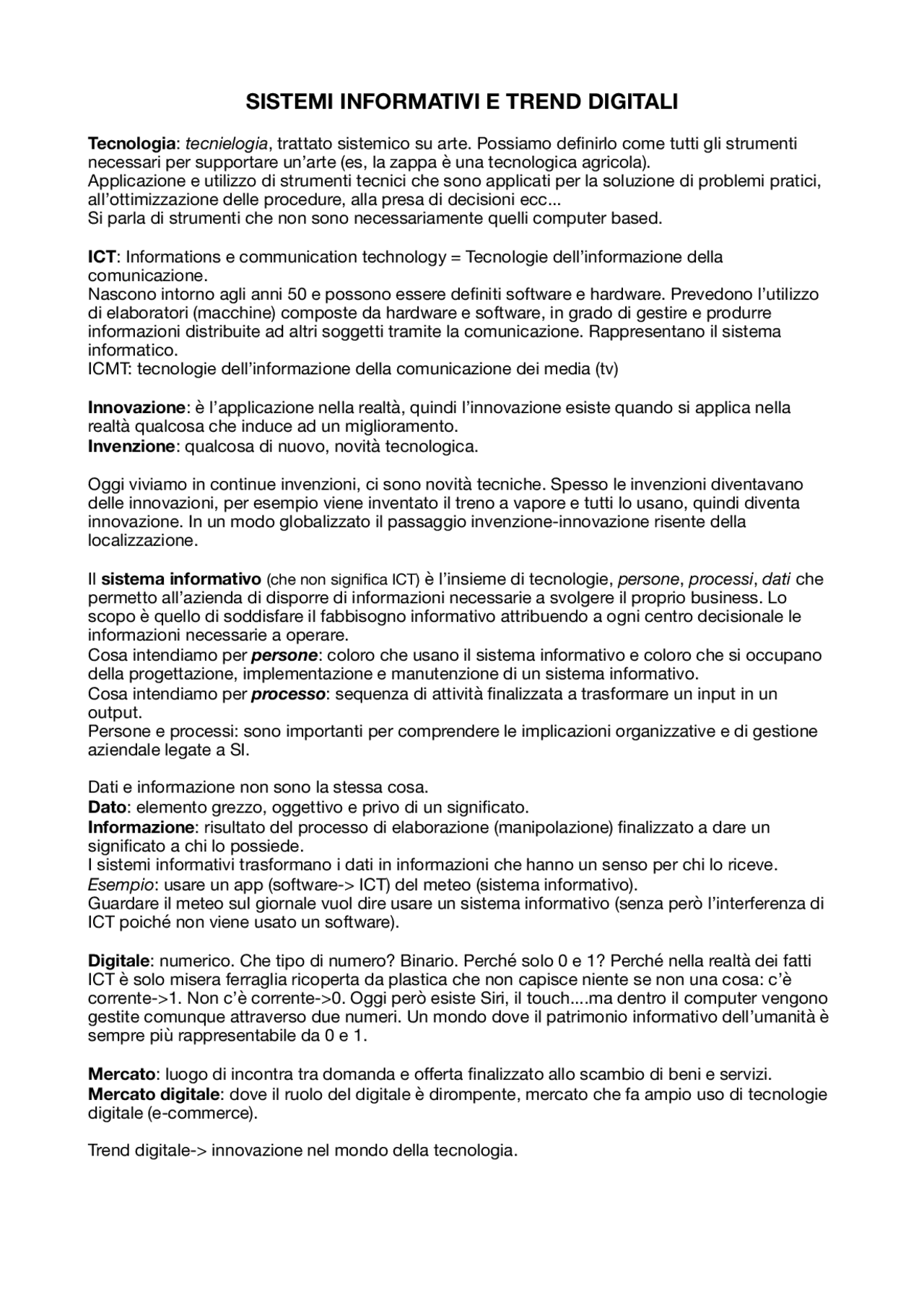 Information And Communication Technology Docsity