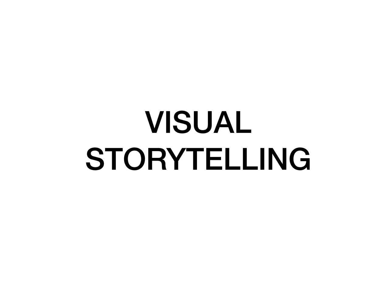 Audio Visual Storytelling - Docsity