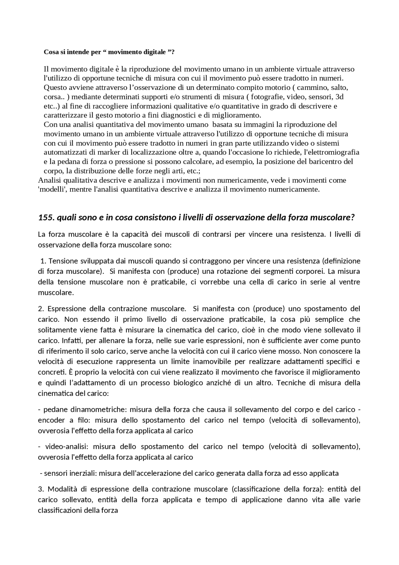 Aperte Ordine Alfabetico Ecampus Scienze Motorie Docsity