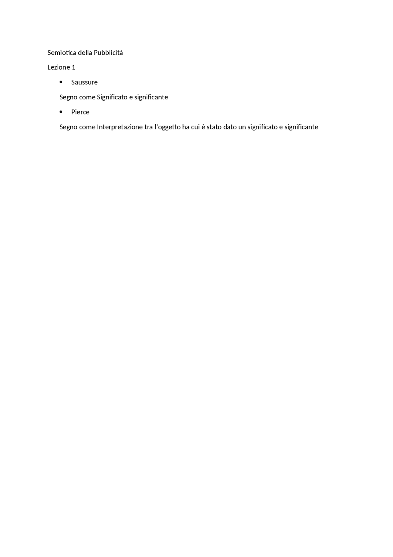 Appunti Semiotica Della Pubblicità Docsity