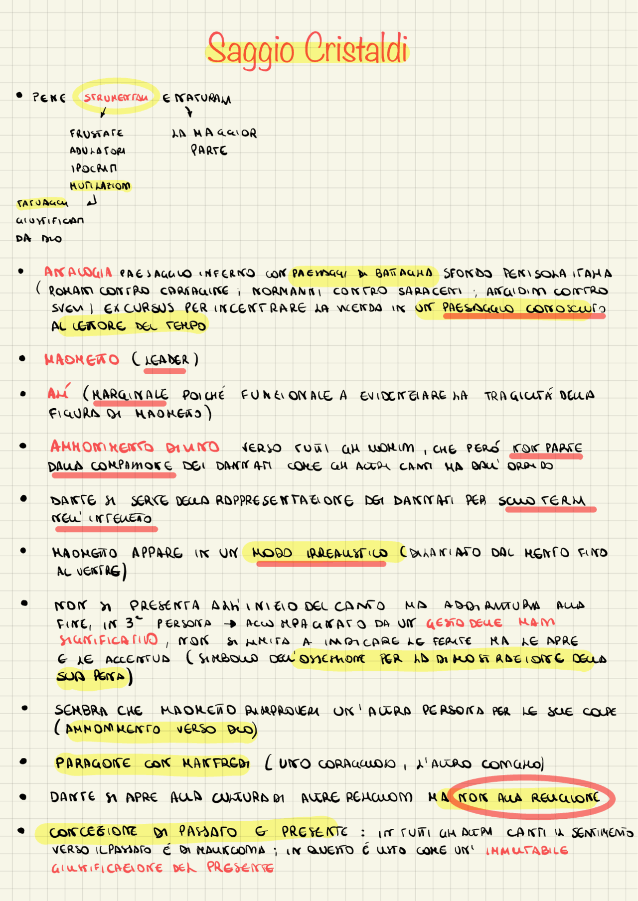 Schema del saggio di Sergio Cristaldi: seminator di scandali e scisma ...