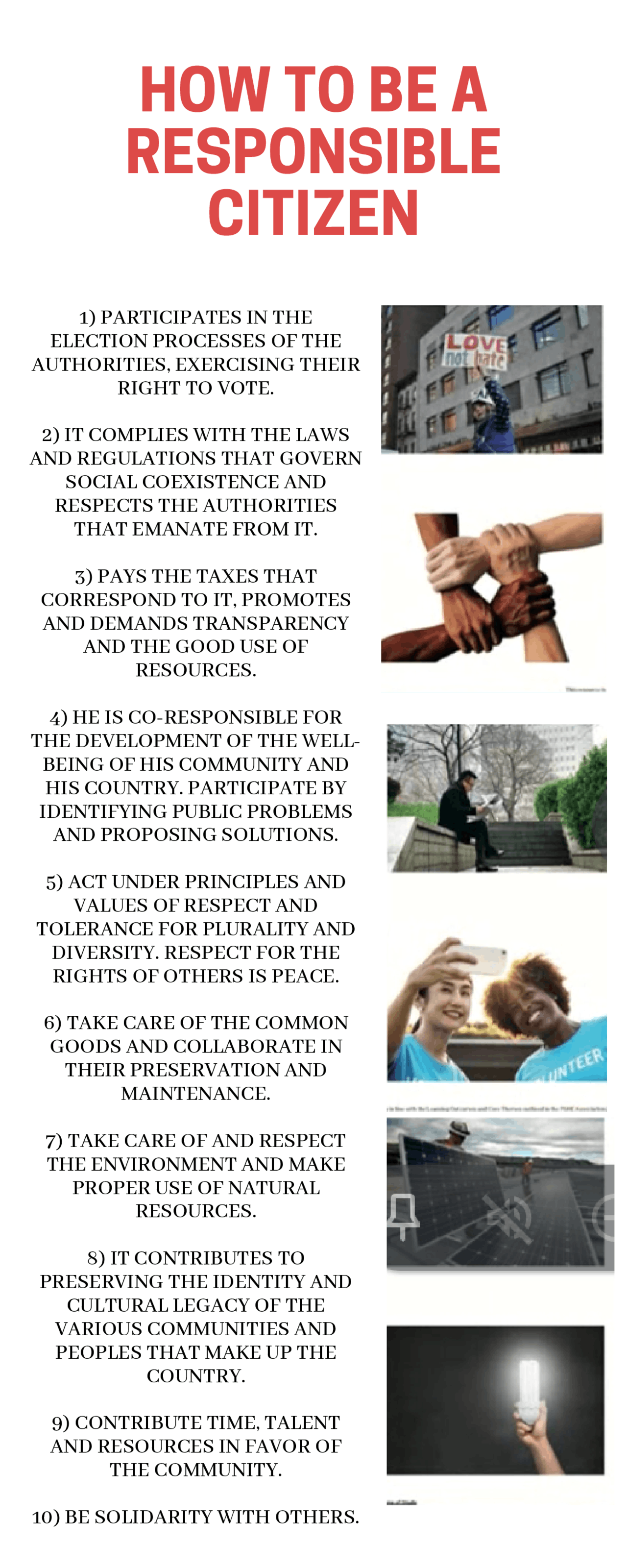 How tobe a positive citizen - Docsity