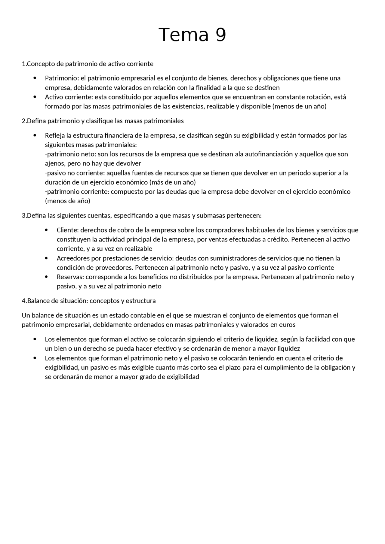 Tema 9 De Economía De 2 De Bachillerato Résumés De Mercatique Docsity