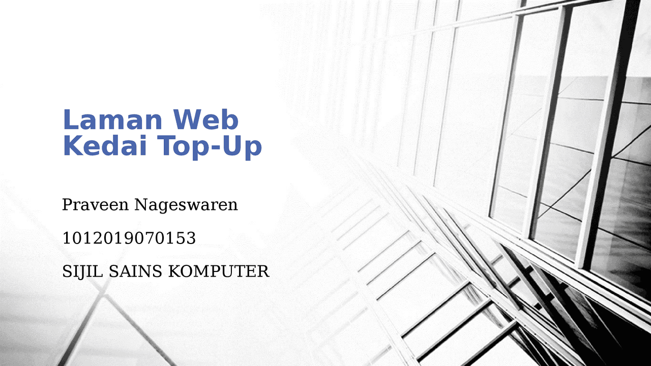 Online Top Up Website - Docsity