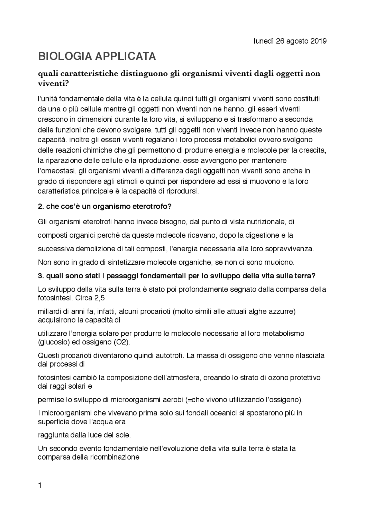 Riassunti Dettagliati Programma Di Esame Docsity