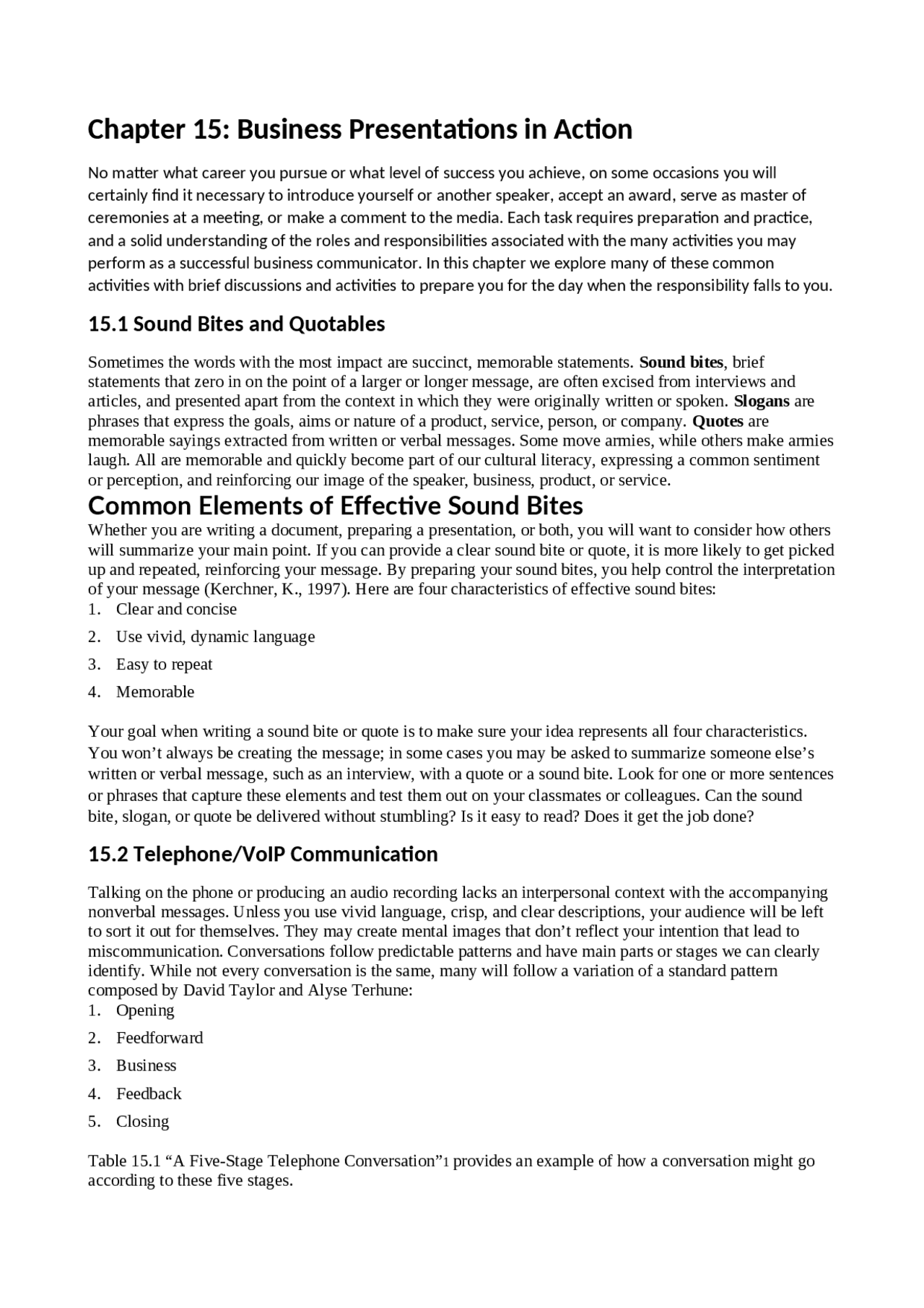 English Business Communication Docsity