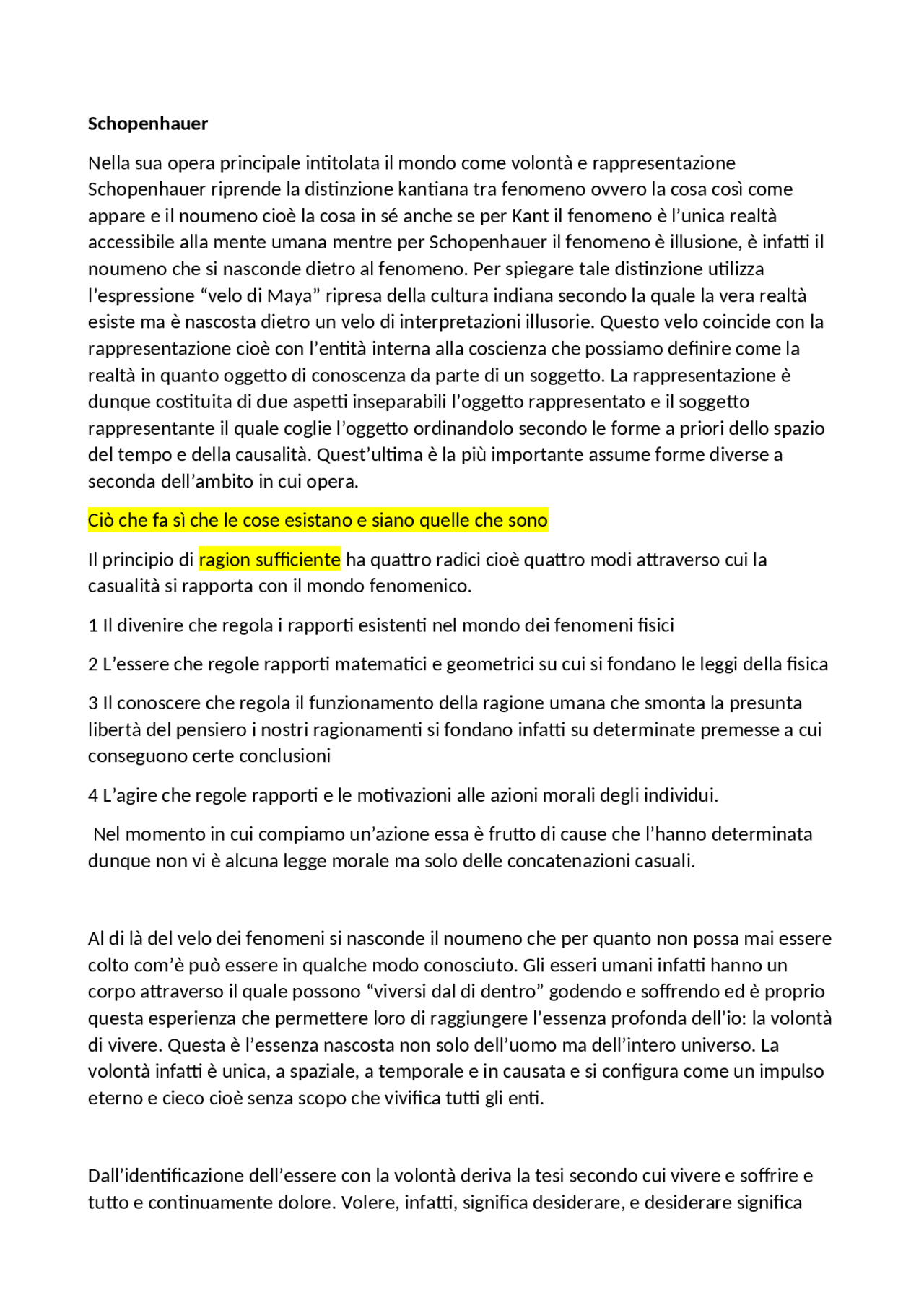 Appunti Su Vari Filosofi Docsity