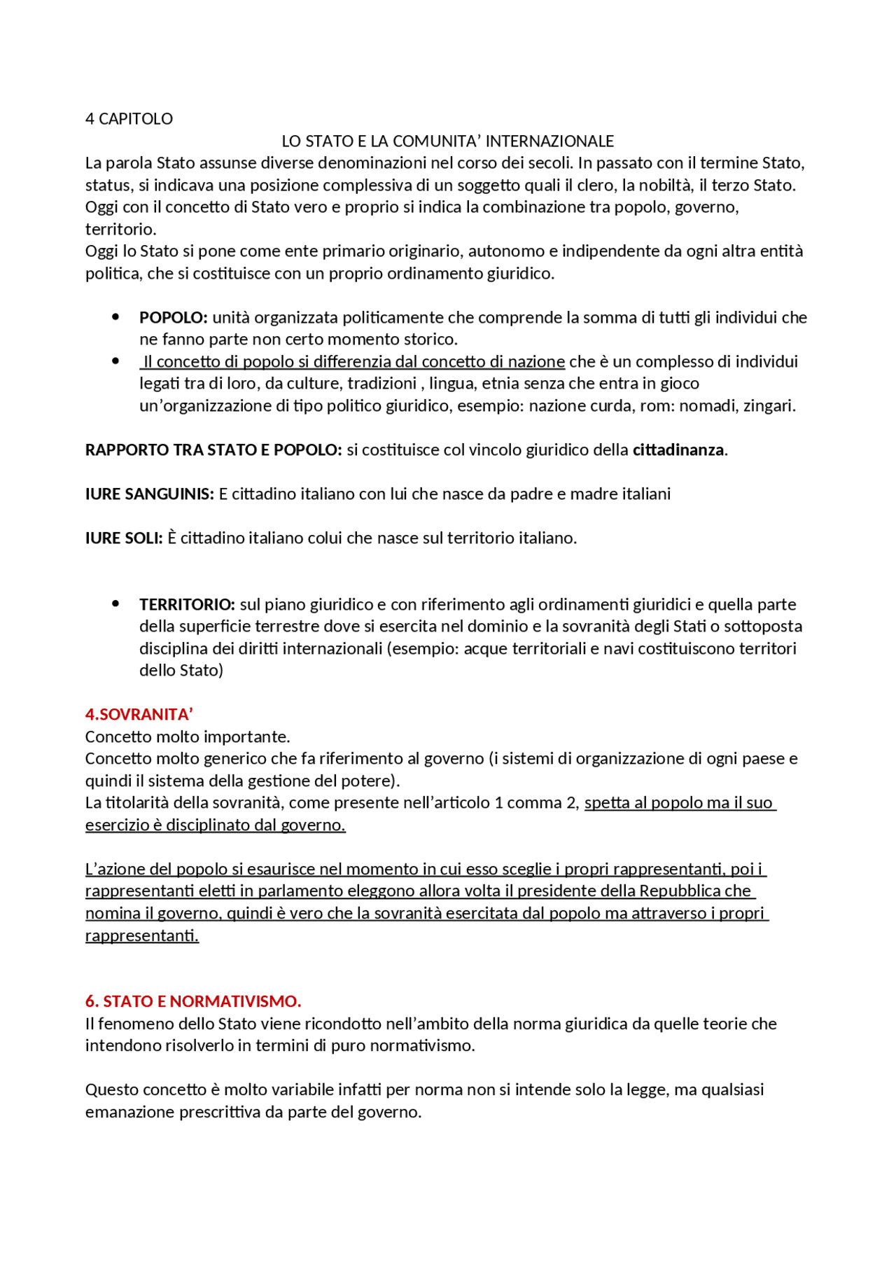 Cap 4 Manuale Di Diritto Pubblico Rossano Docsity