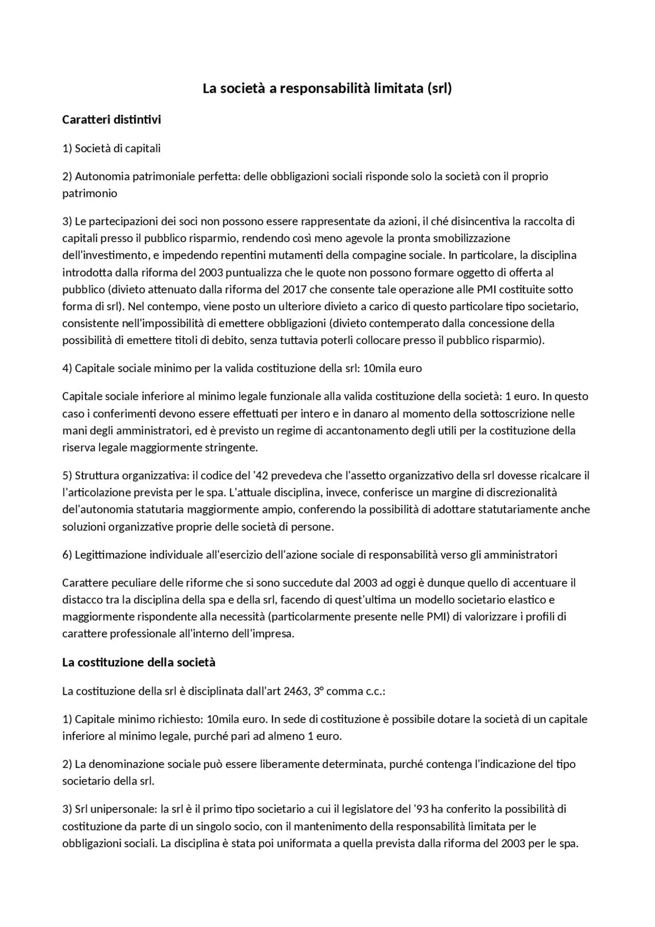 Seconda Parte Diritto Commerciale Scognamiglio Docsity