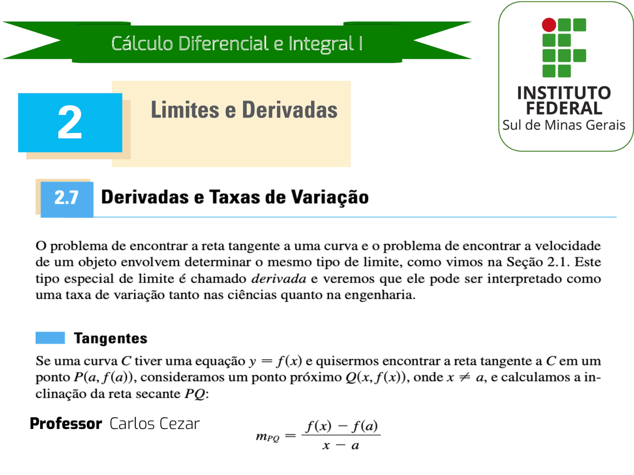 Aula Calculo Diferencial E Integral I Docsity
