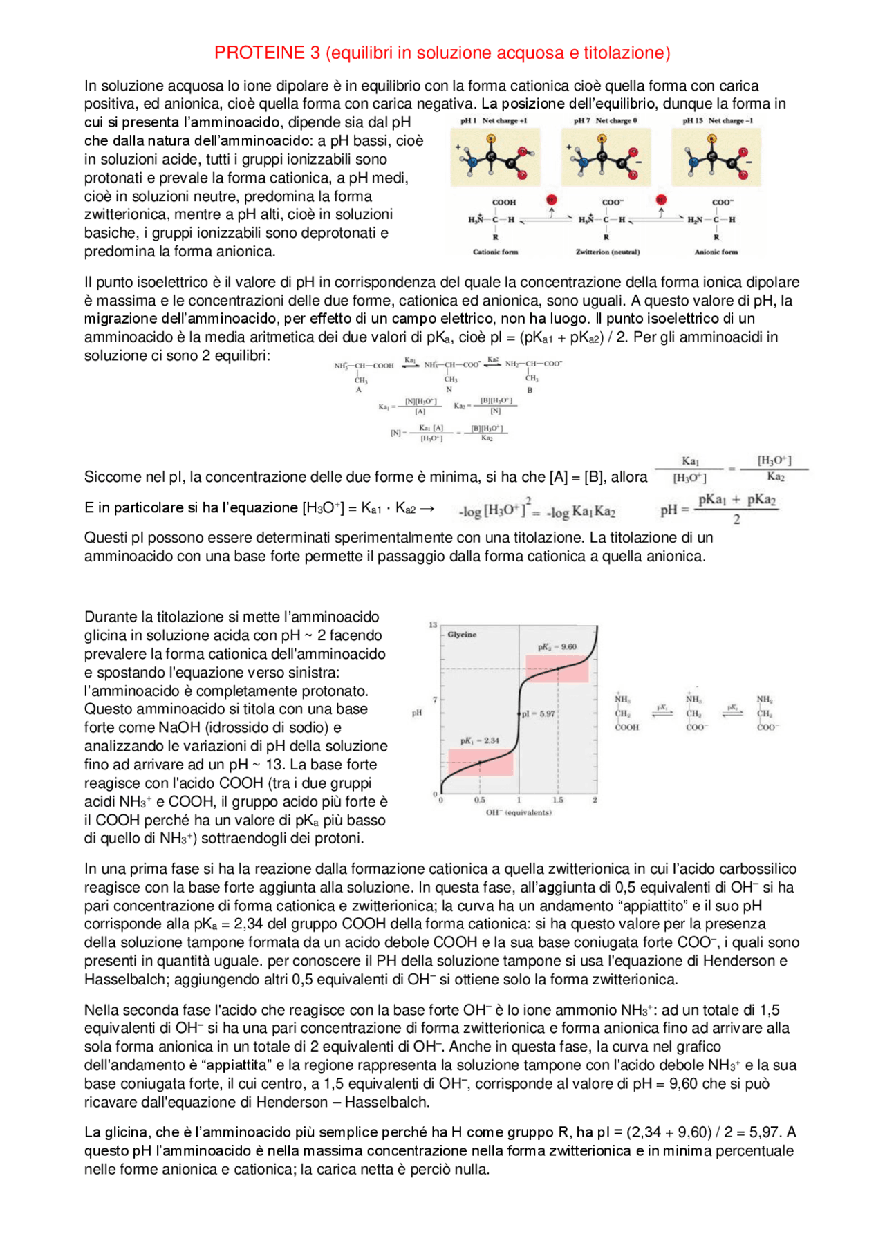 Proteine Parte 3 Su 8 Docsity