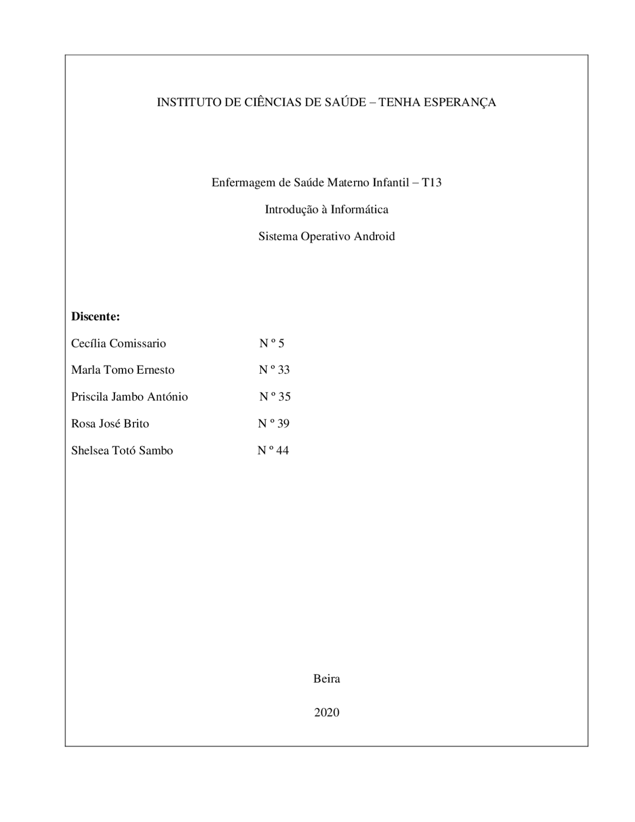 Sistema Operativo Android Docsity