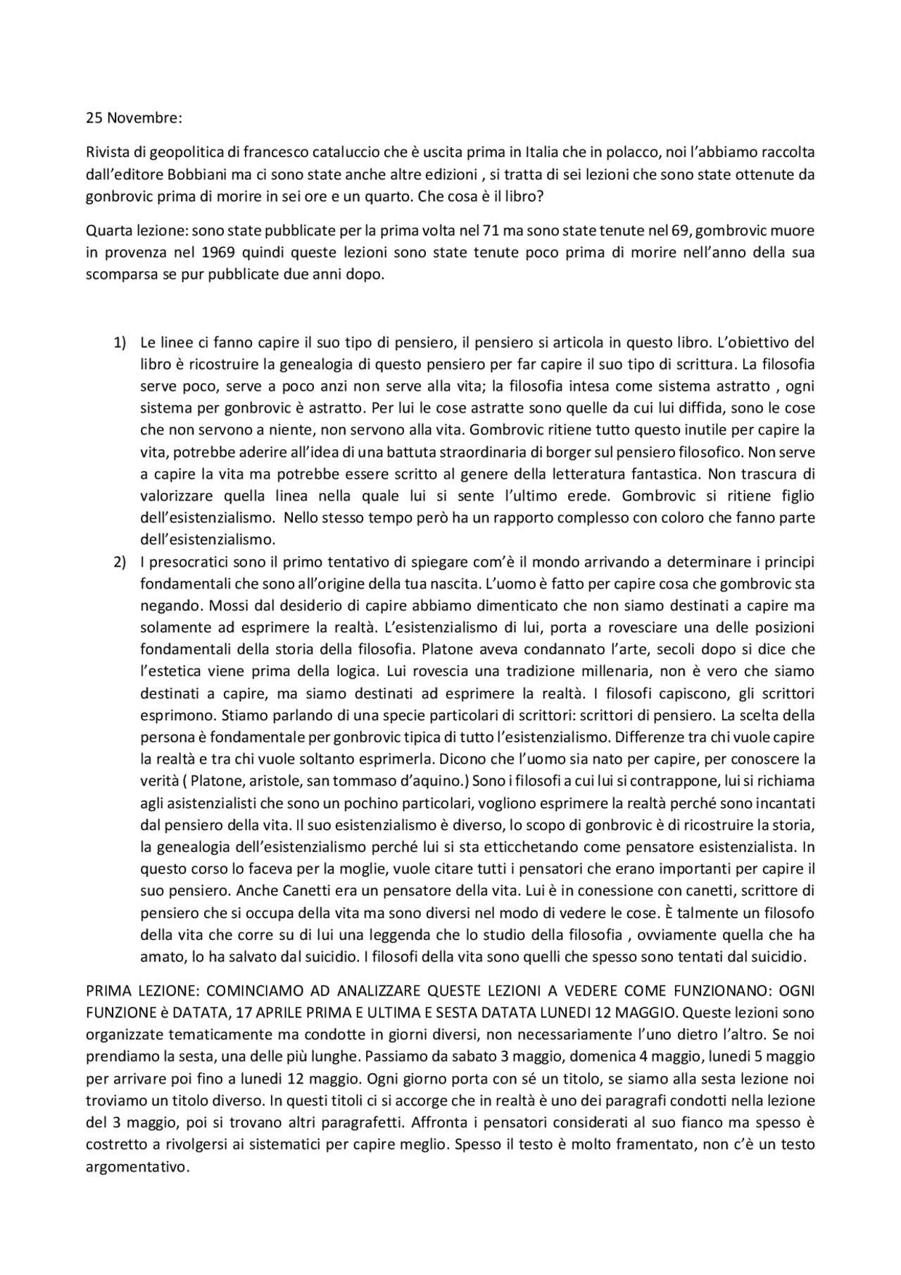 Letterature Comparate Docsity