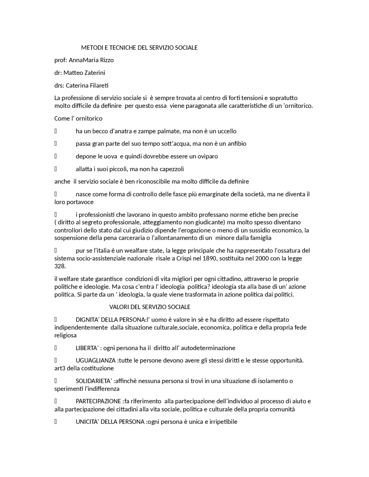 Decidere Nel Servizio Sociale E Manuale Assistente Sociale Docsity