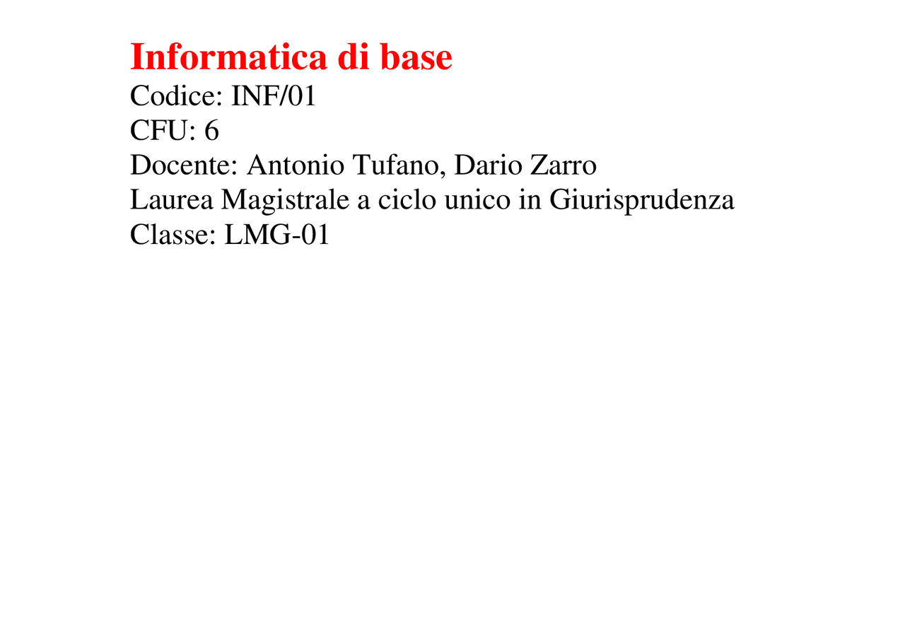 (Nuovo 2021) Informatica di base / Contiene più del 90% delle domande che si trovano all'esame ...