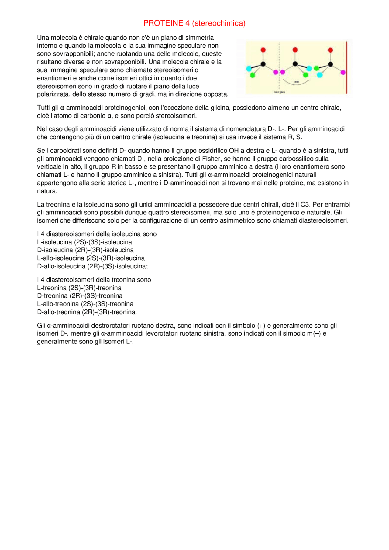 Proteine Parte 4 Su 8 Docsity