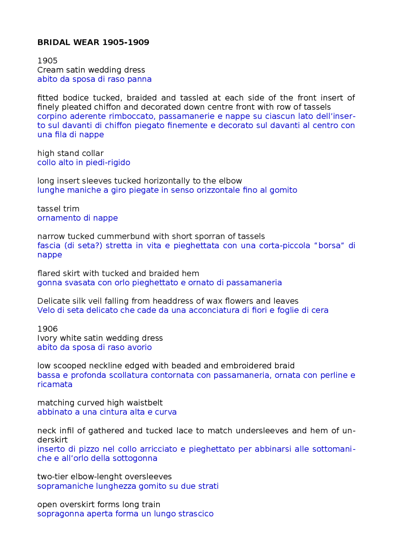 NOUN STRINGS E TERMINI TECNICI - Docsity