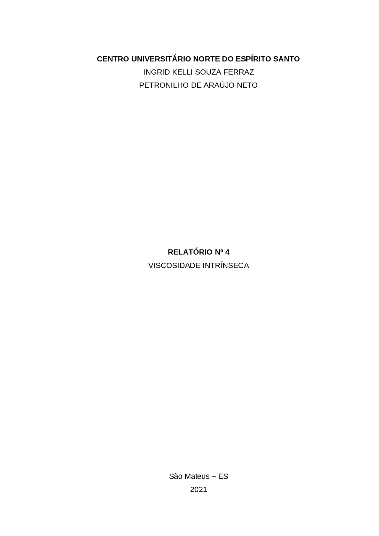 Viscosidade IntrÍnseca Docsity