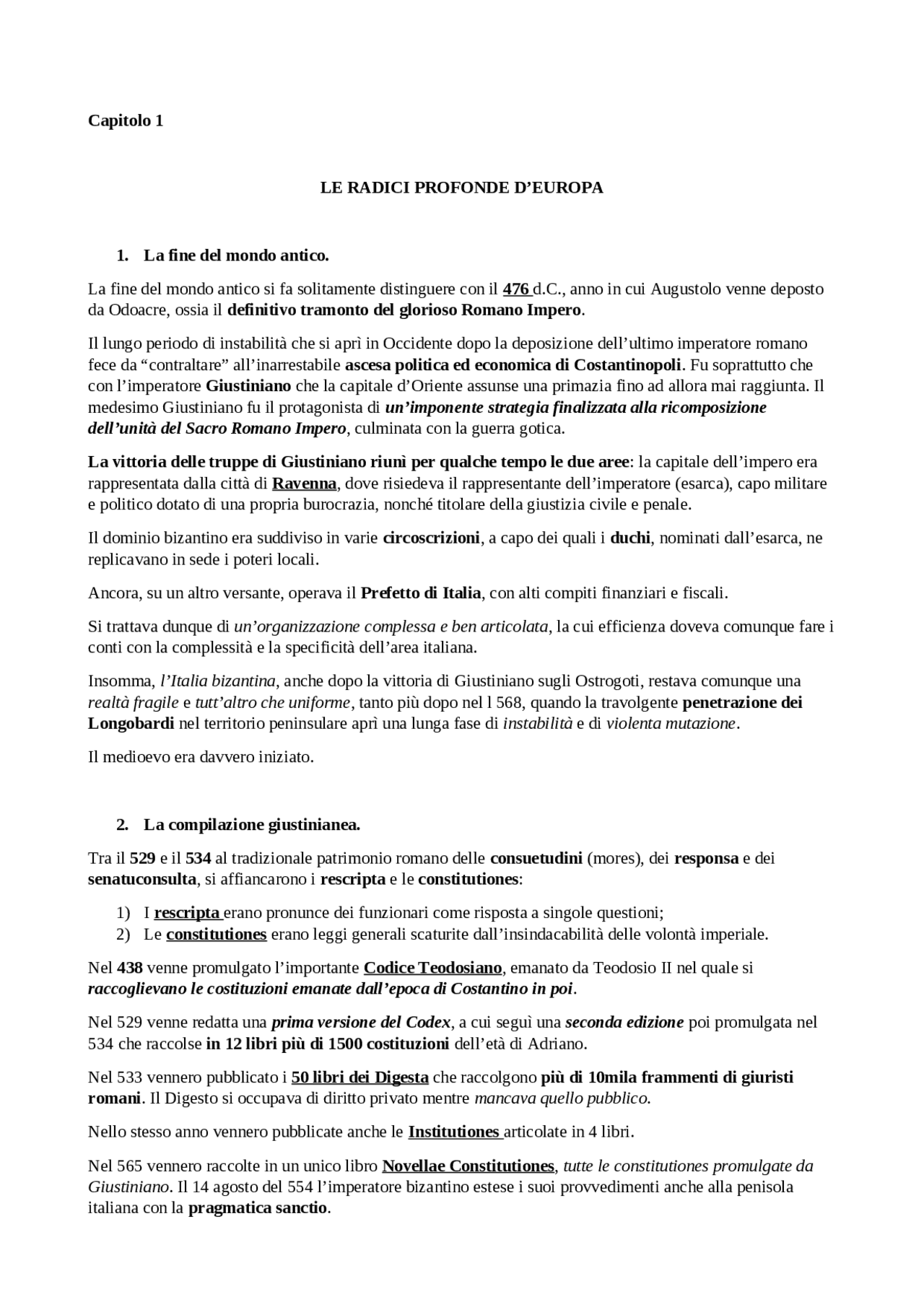 Riassunto Manuale Tempi Del Diritto Docsity