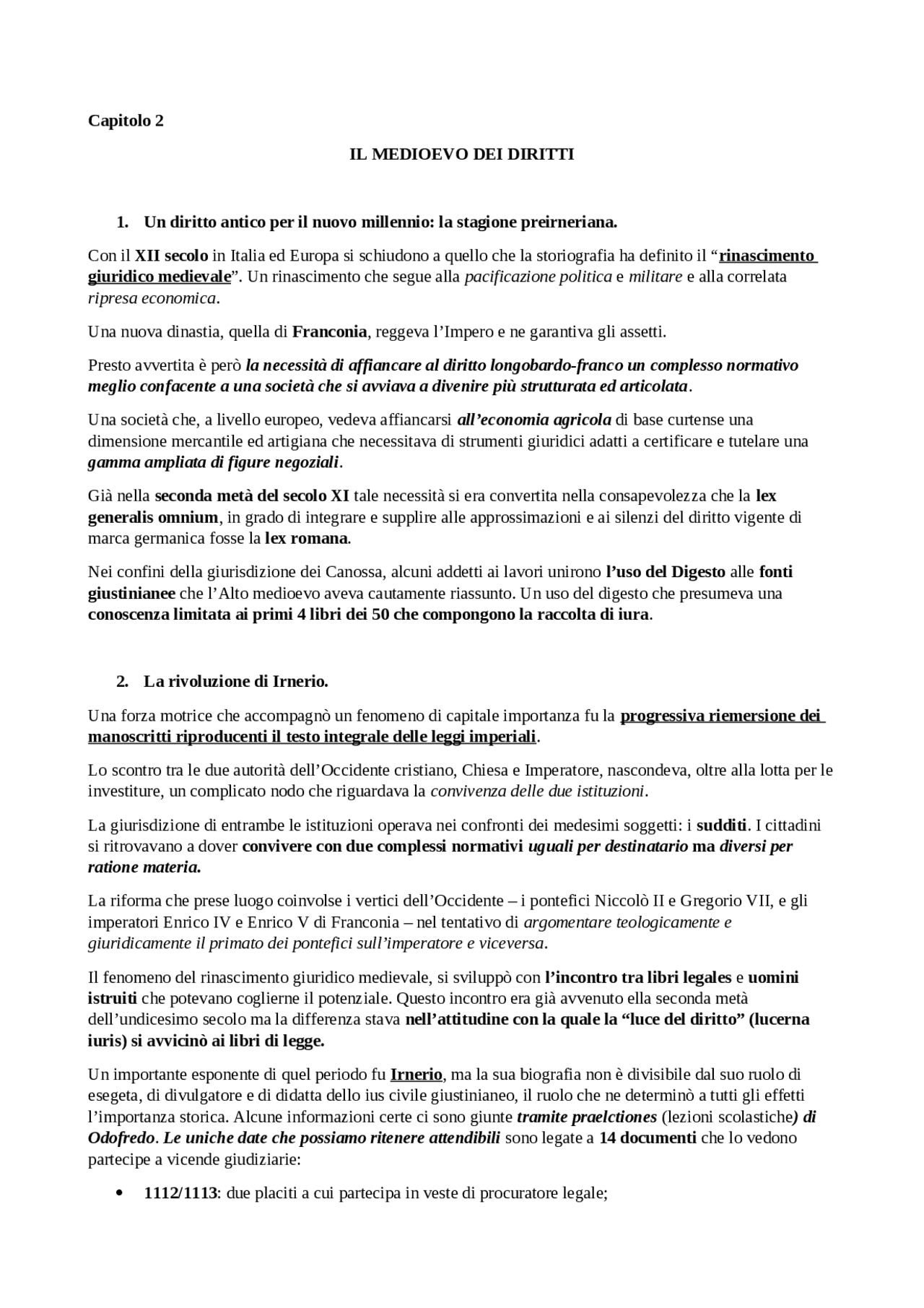 Riassunto Manuale Tempi Del Diritto Docsity