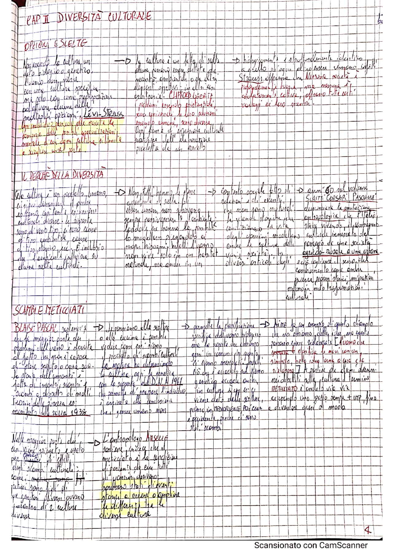 Cap 2 Diversità Culturale Docsity