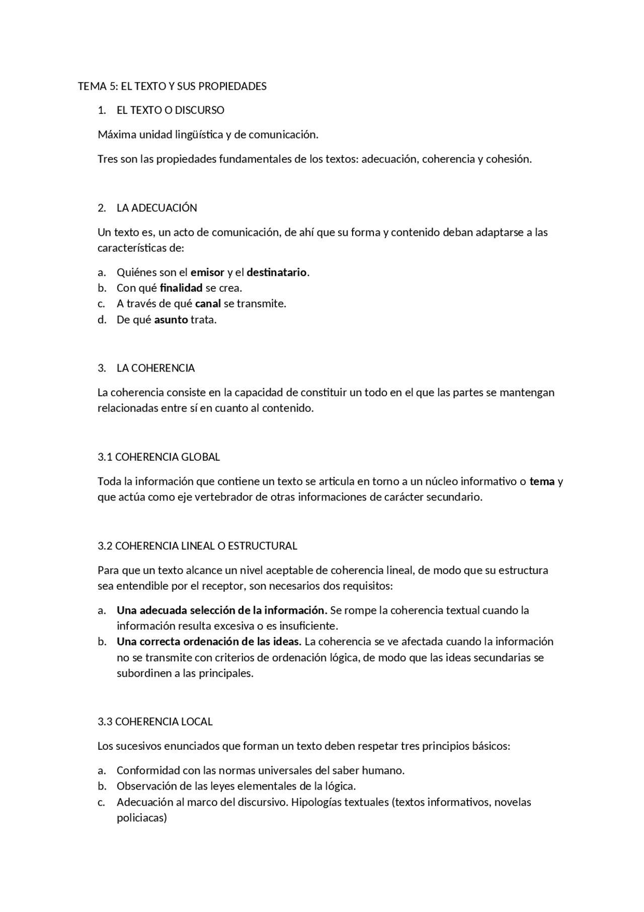 Apuntes Lengua Y Literatura Docsity