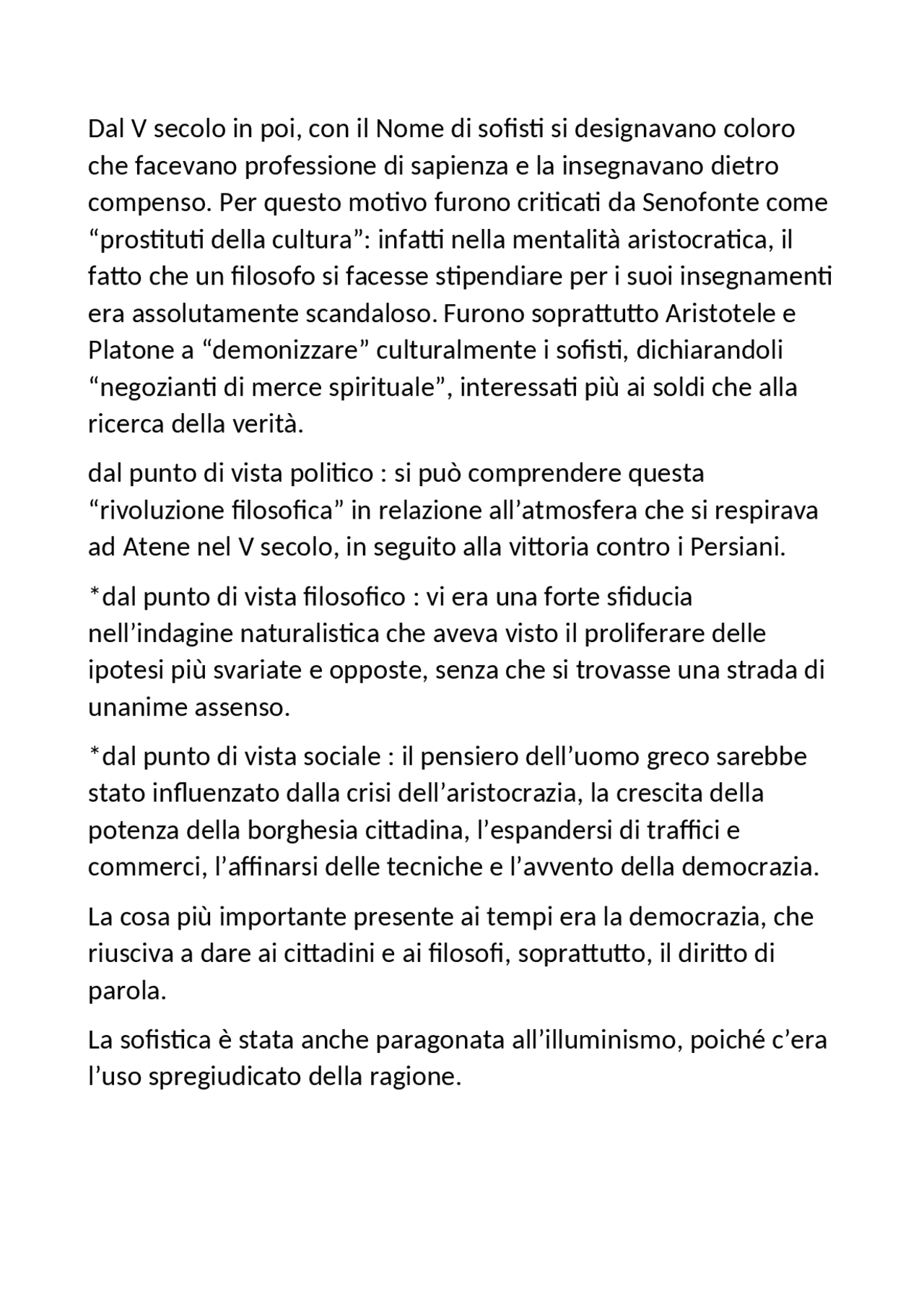 Appunti Storia Liceo Docsity