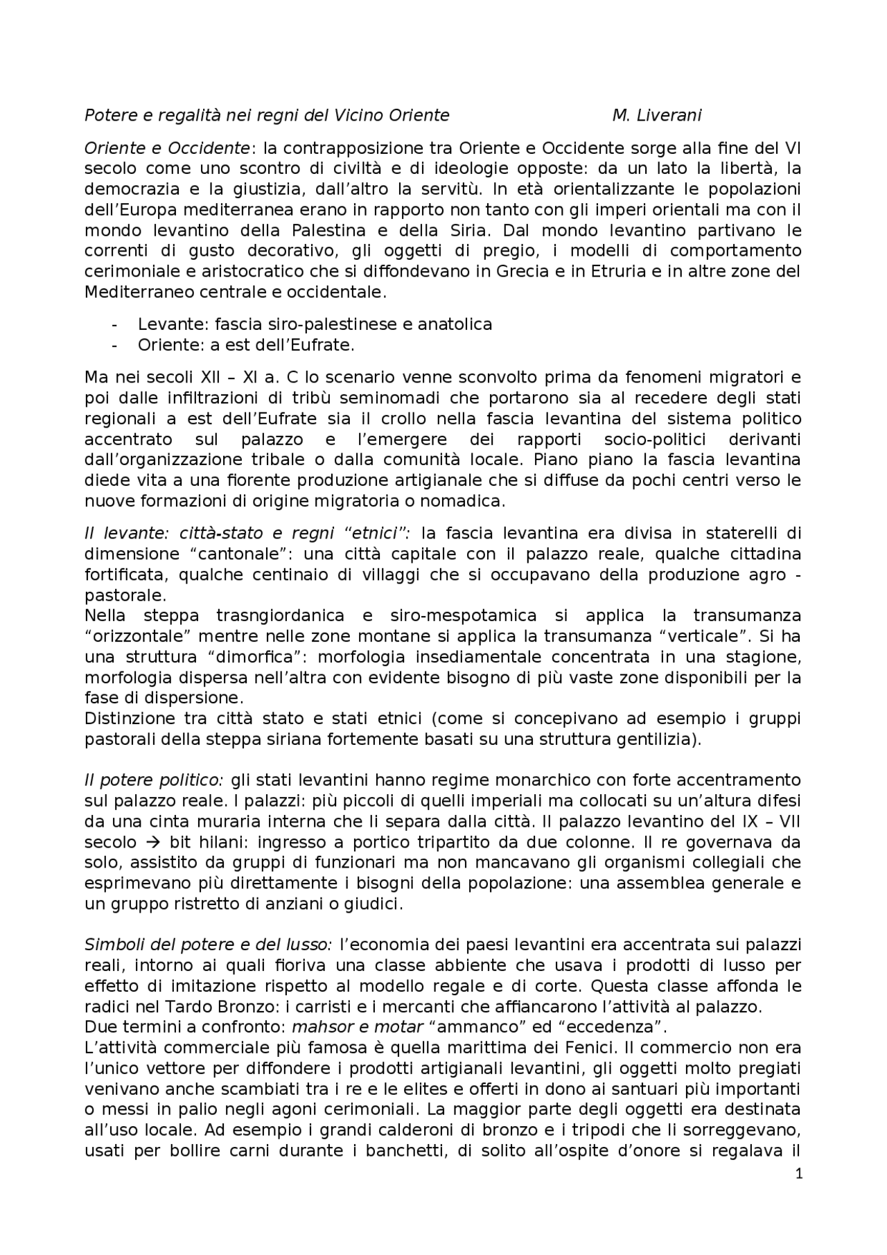 Riassunto Principi Etruschi Manuale Docsity
